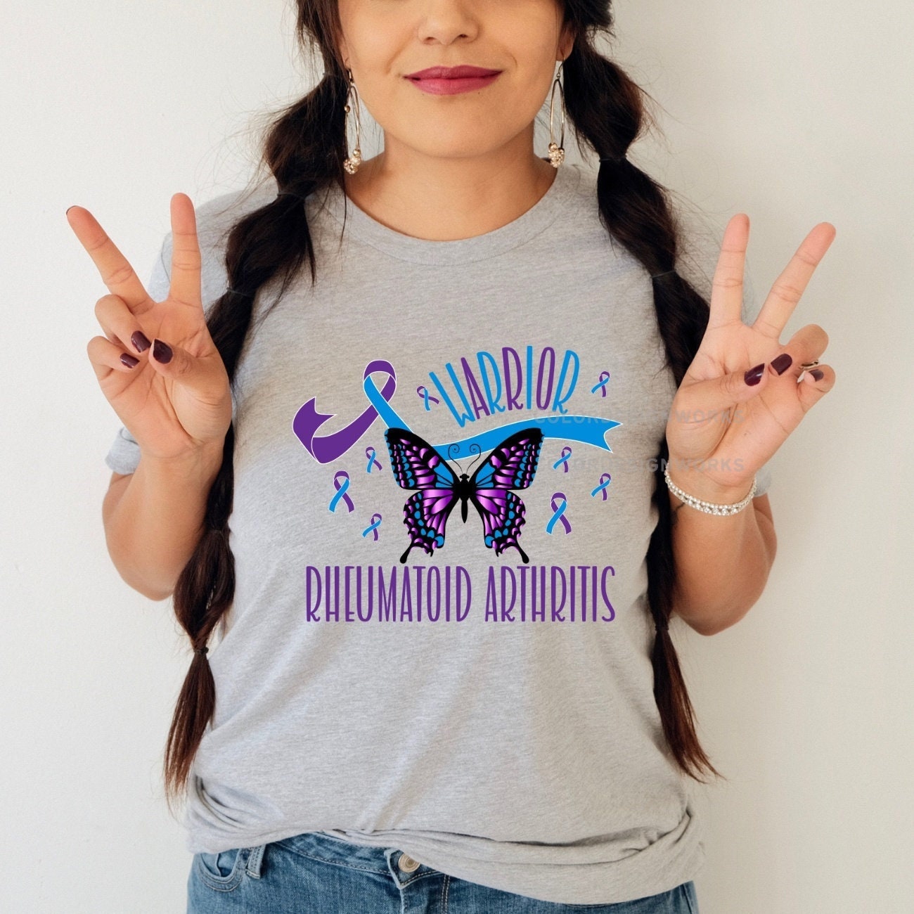 Rheumatoid Arthritis Warrior Shirt, Rheumatoid Arthritis Awareness ...