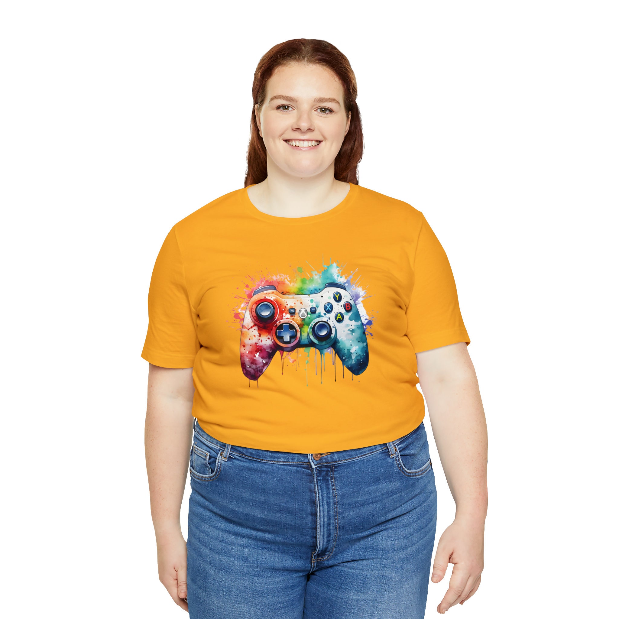Colorful Game Controller Shirt Gamer T-shirt Unisex Plus - Etsy