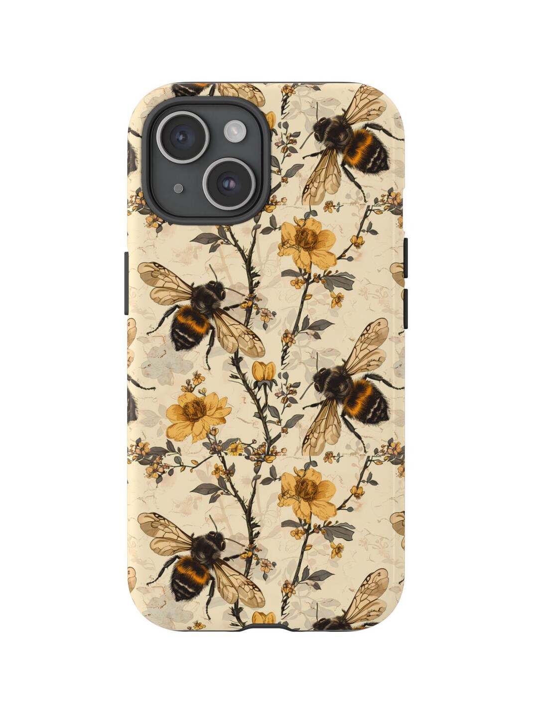 Bee Phone Case, iPhone Tough Phone Cases, Honeybee Bumble Bee Gifts ...