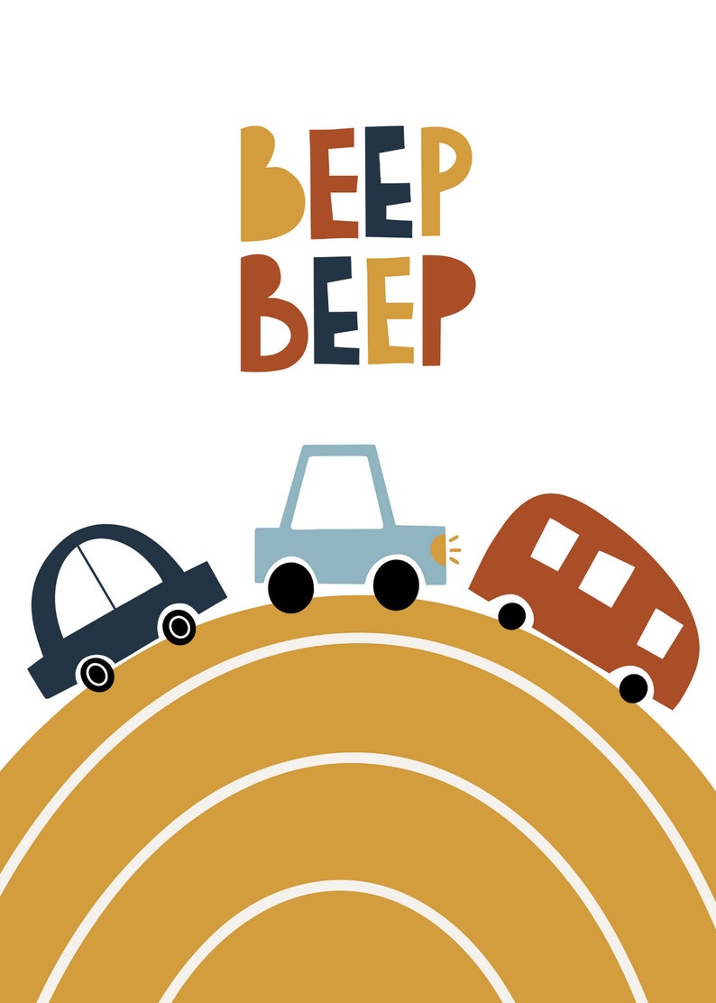 Printable Cars Bundle. These 5 Prints Are Sure to Put a Smile on Your ...