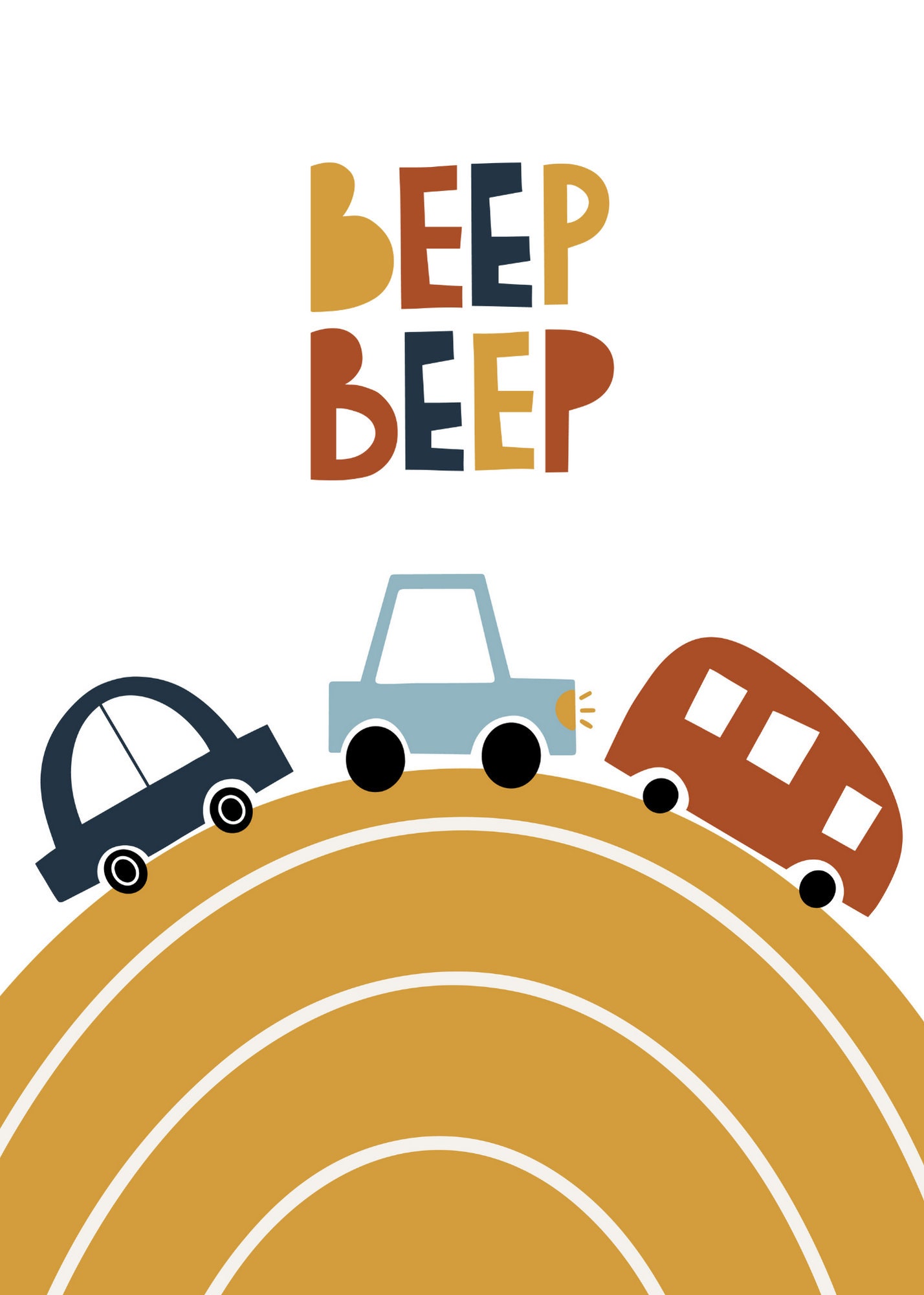 Printable Cars Bundle. These 5 Prints Are Sure to Put a Smile on Your ...