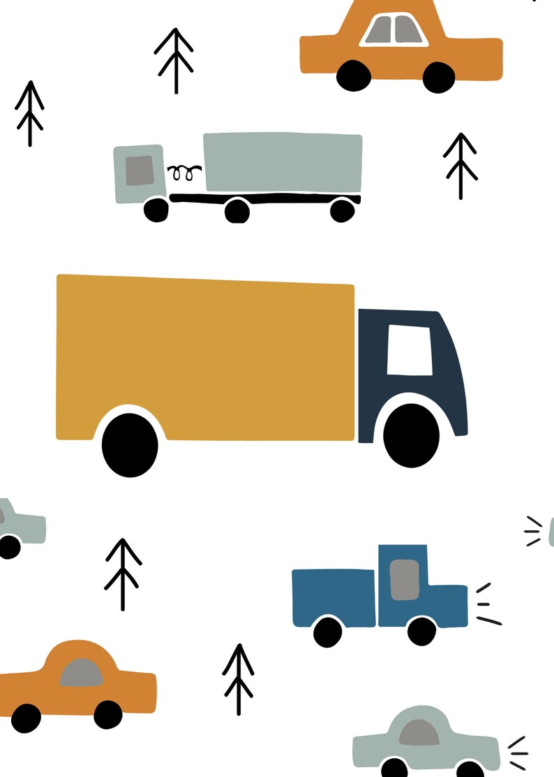 Printable Cars Bundle. These 5 Prints Are Sure to Put a Smile on Your ...