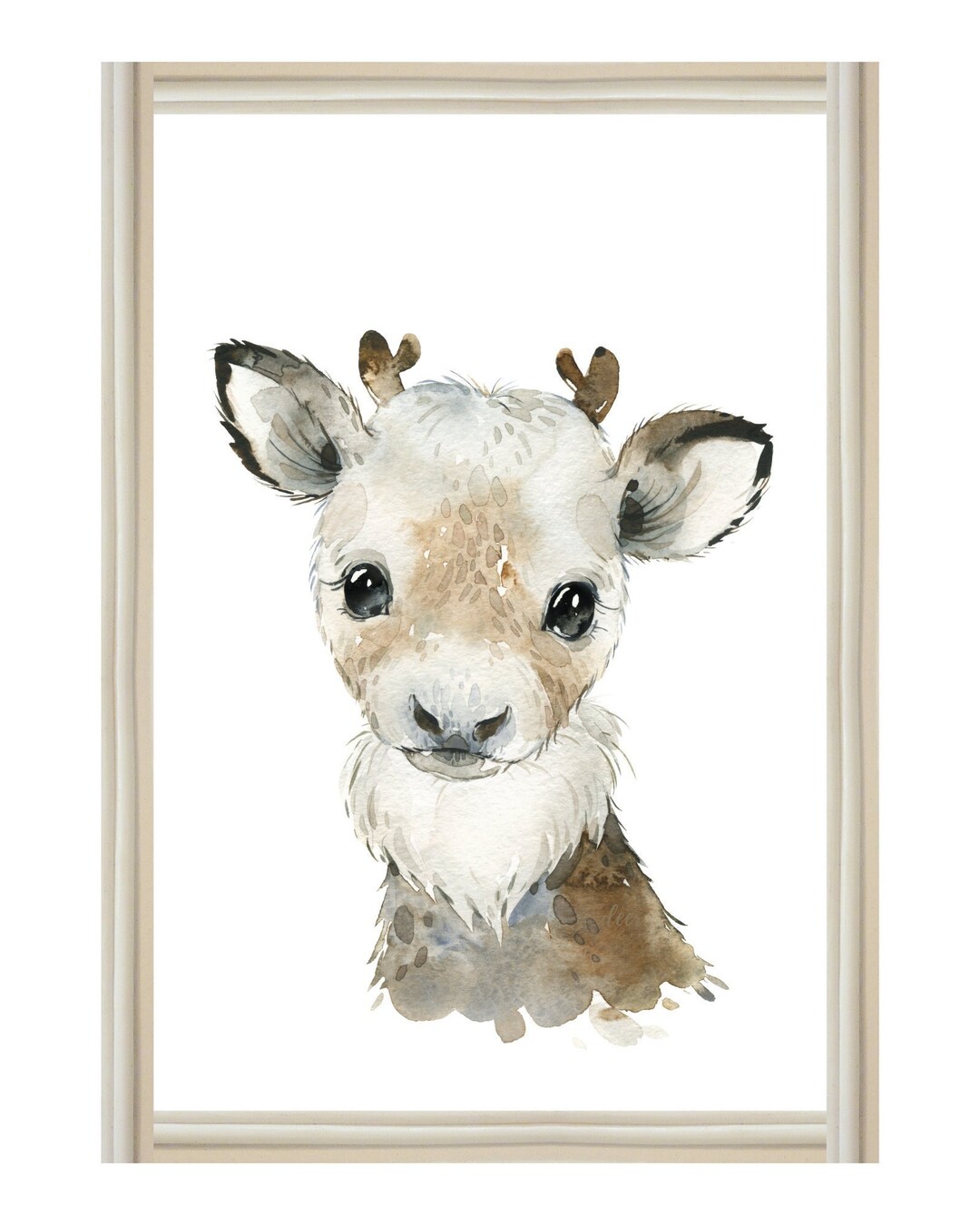Printable - 4 Sizes Included. This Sweet Baby Deer is Perfect for a ...