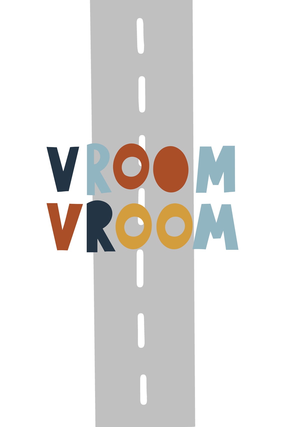 Printable Vroom Vroom Instant Digital Download. Four Different, Easy to ...