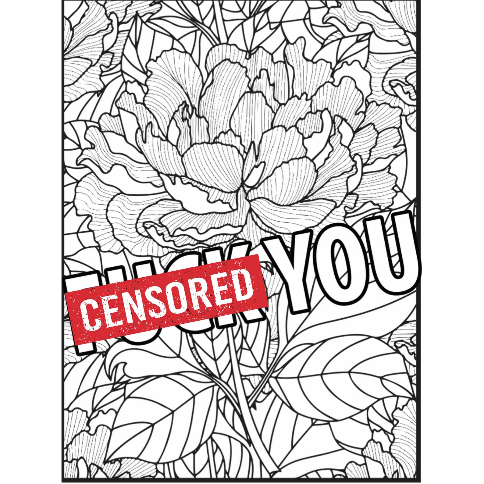 30 Rude/ Explicit/ Swear Word Mandala Colouring Pages, Explicit ...