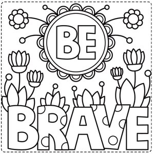 20 X Children's Colouring Pages for Kids * Inspirational Quotes ...