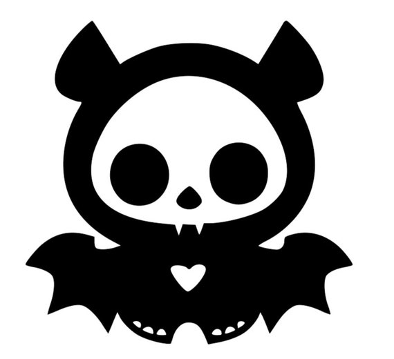 Emo Bat Cricut / Silhouette Design - Etsy