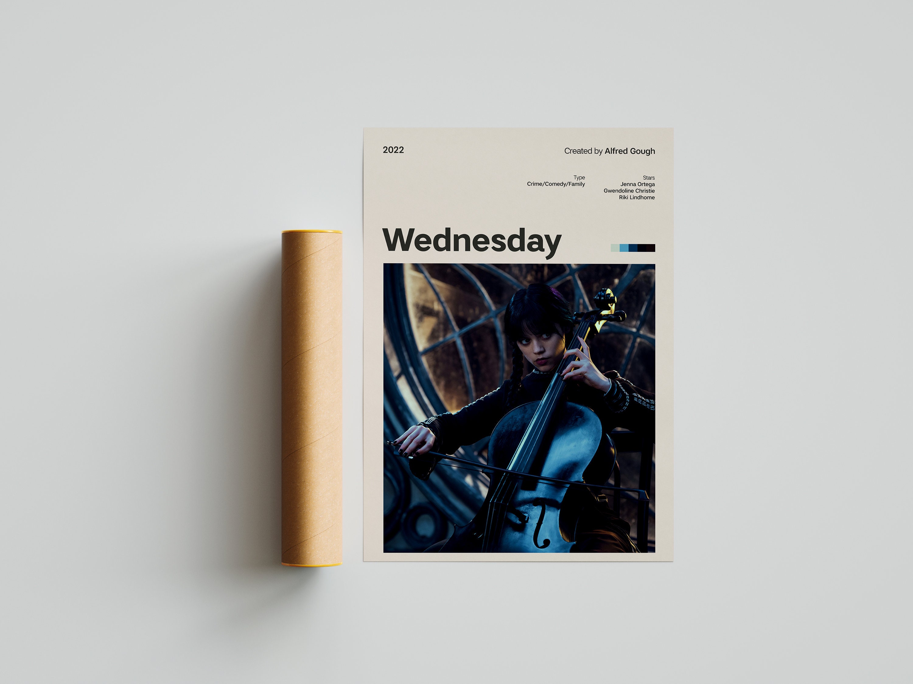 Wednesday Poster, Wednesday Tv Series Poster, Jenna Ortega, Tv Series ...