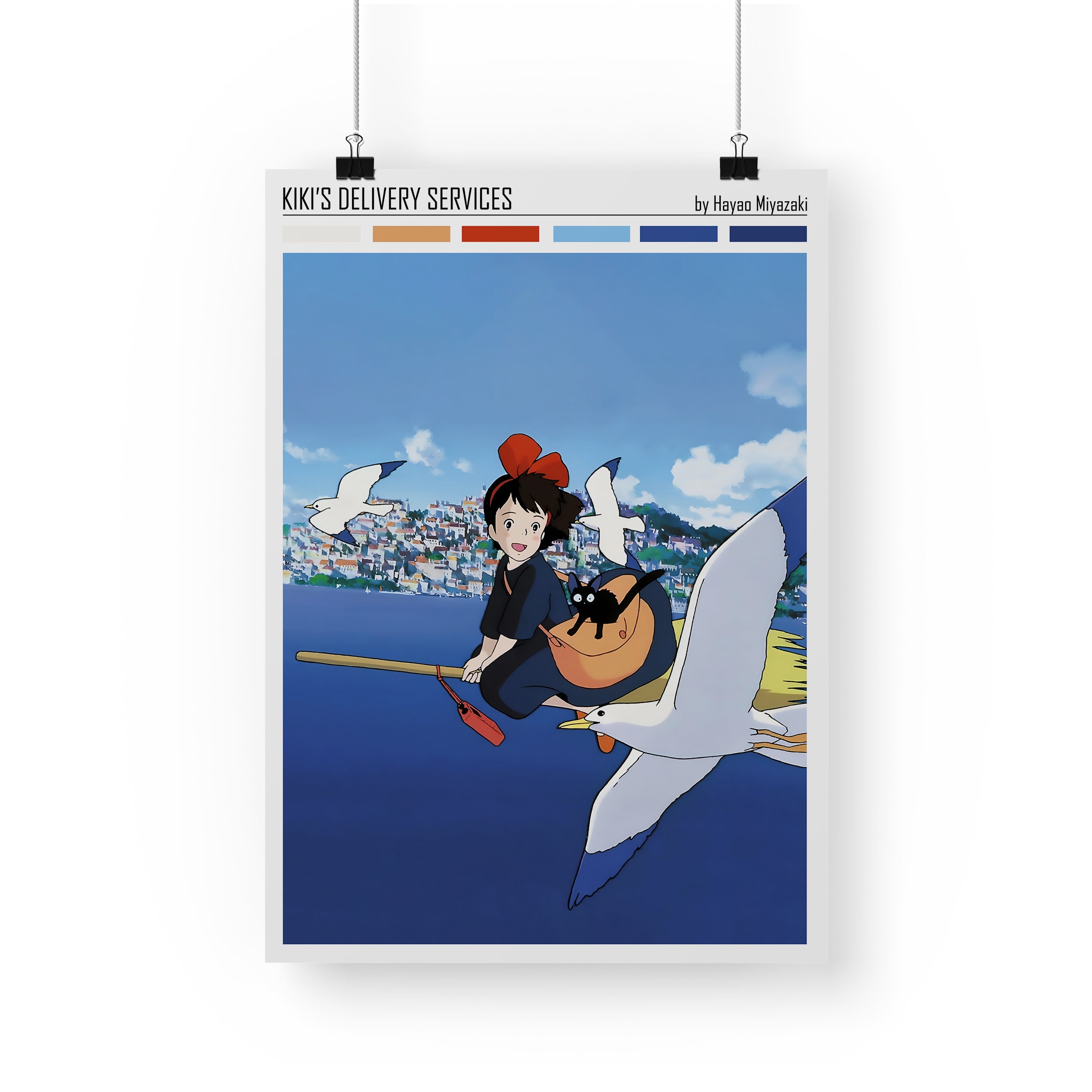 Kiki's Delivery Service Poster Kiki Poster Studio Ghibli - Etsy