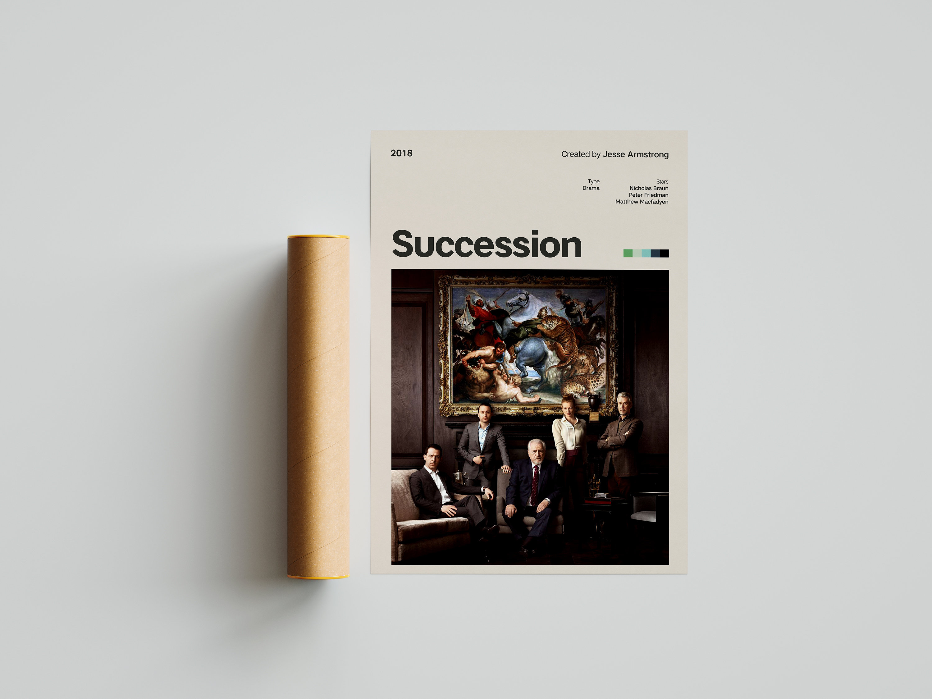 Succession Poster, Succession Tv Series Poster, Succession Poster sold ...
