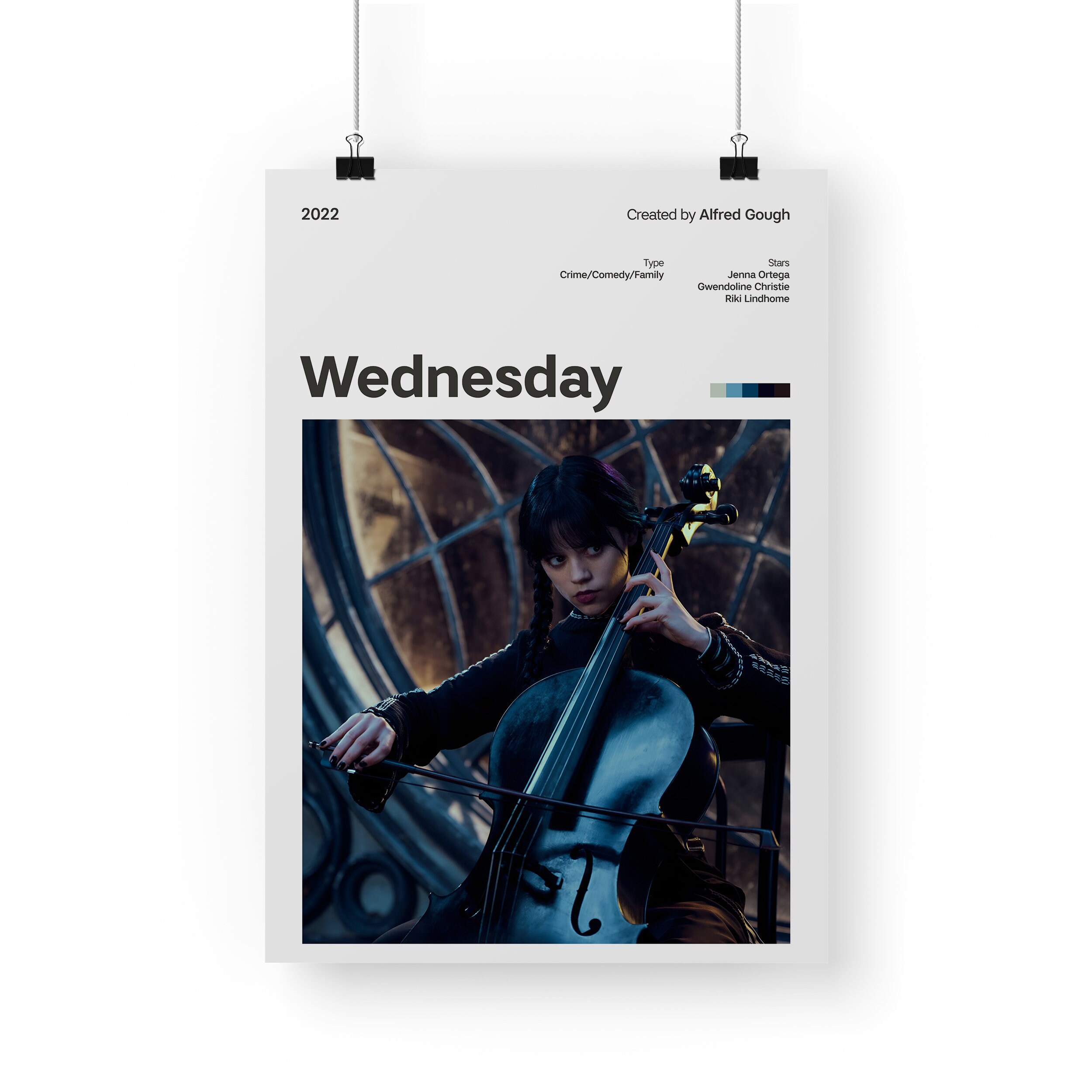Wednesday Poster, Wednesday Tv Series Poster, Wednesday Poster Designed ...
