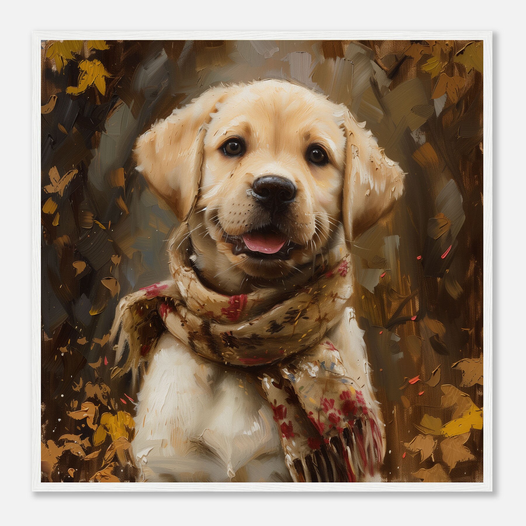Labrador Retriever Art Print, Whimsical Animal Print, Labrador Puppy ...