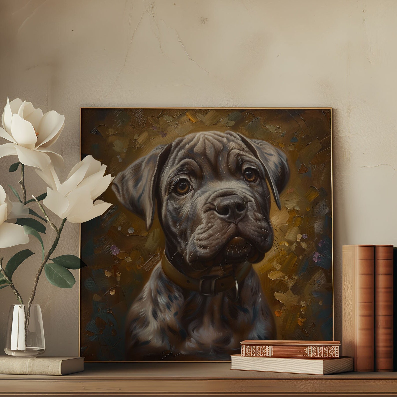 Cane Corso Art Print, Whimsical Animal Print, Cane Corso Puppy Nursery ...