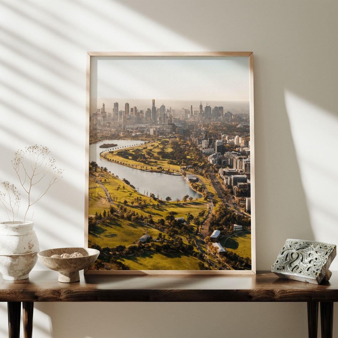 Melbourne Portrait Wall Art, Australia Travel Print, Breathtaking ...