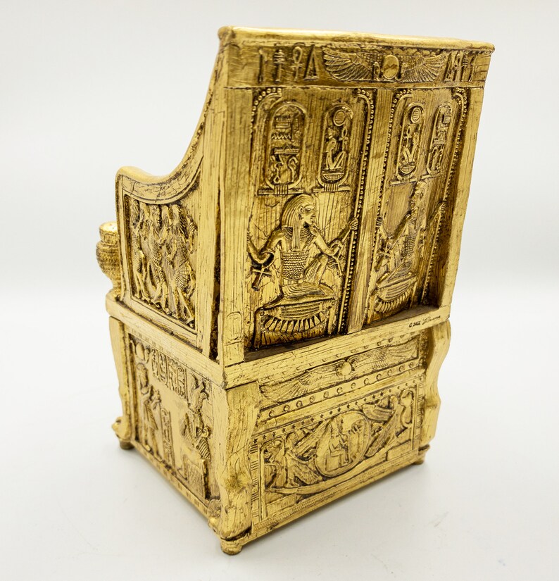 Ancient Egypt Princess Sitamun Throne Jewelry Box Golden - Etsy