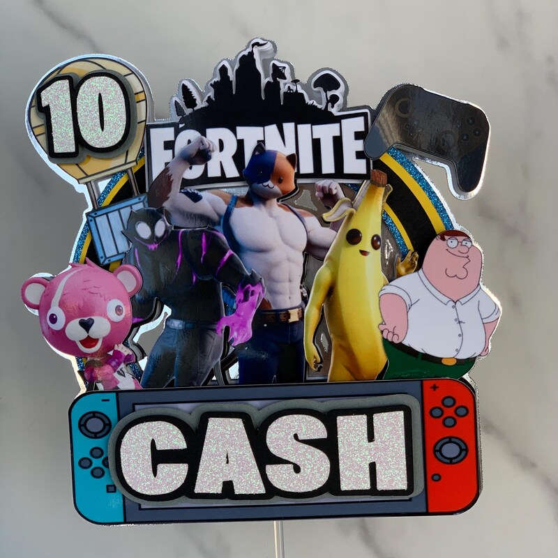 Fortnight Cake Topper - Etsy