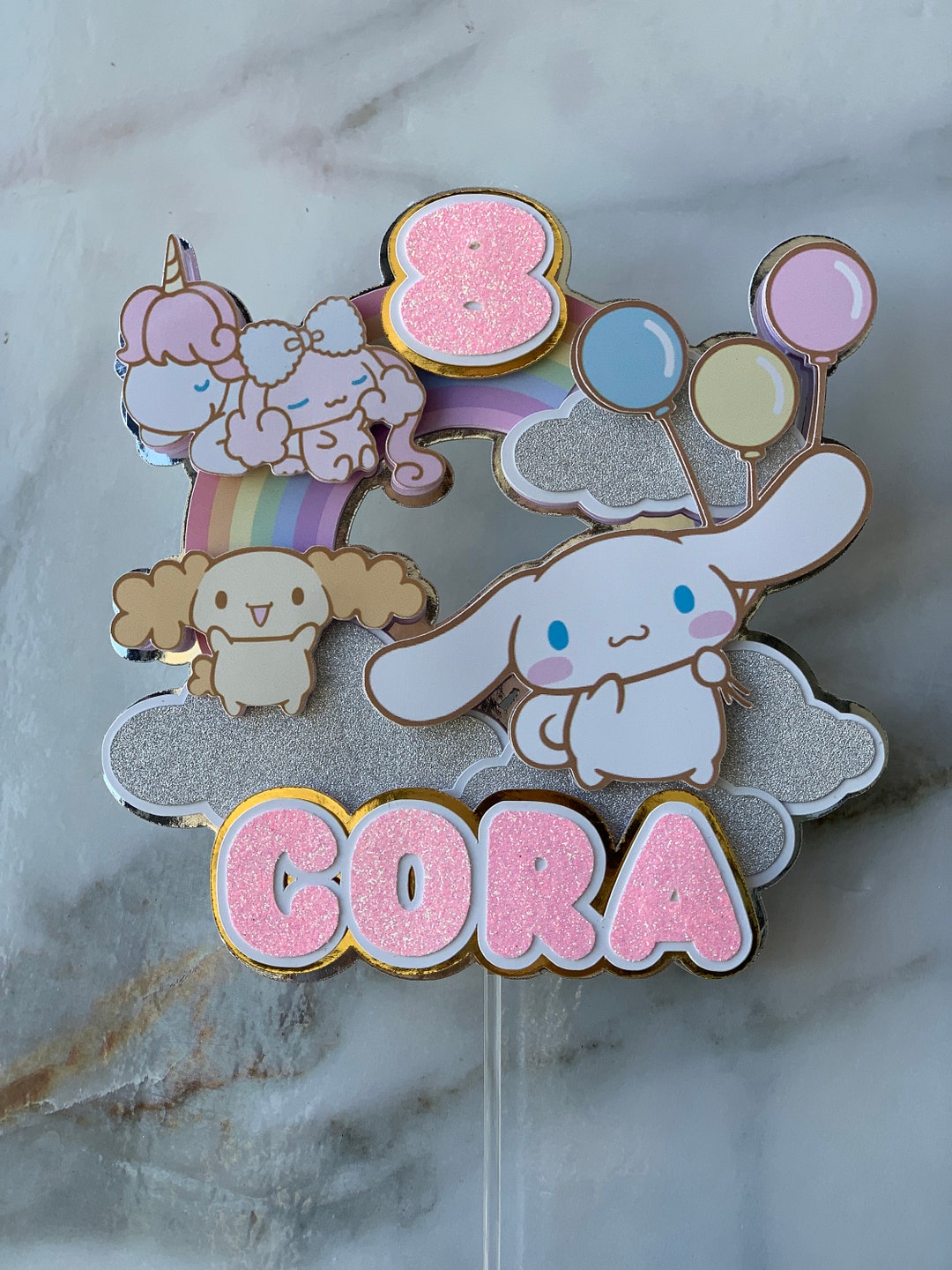 Anime Cake Topper With Free Random Mini Topper - Etsy