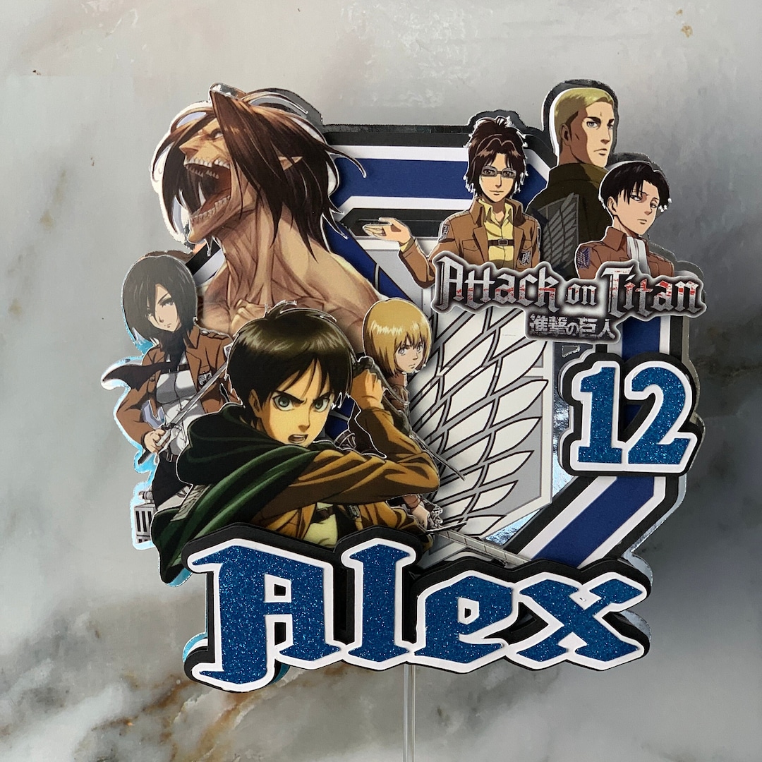 Anime Cake Topper With Free Random Mini Topper - Etsy