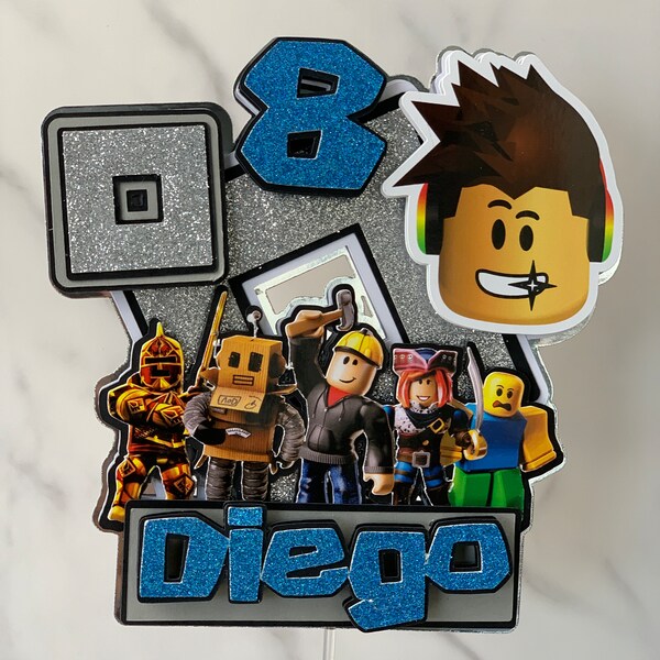 Roblox Cake Topper - Etsy Canada