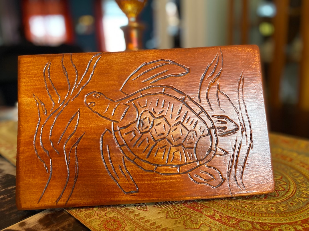 Maple-pecan Sea Turtle - Etsy