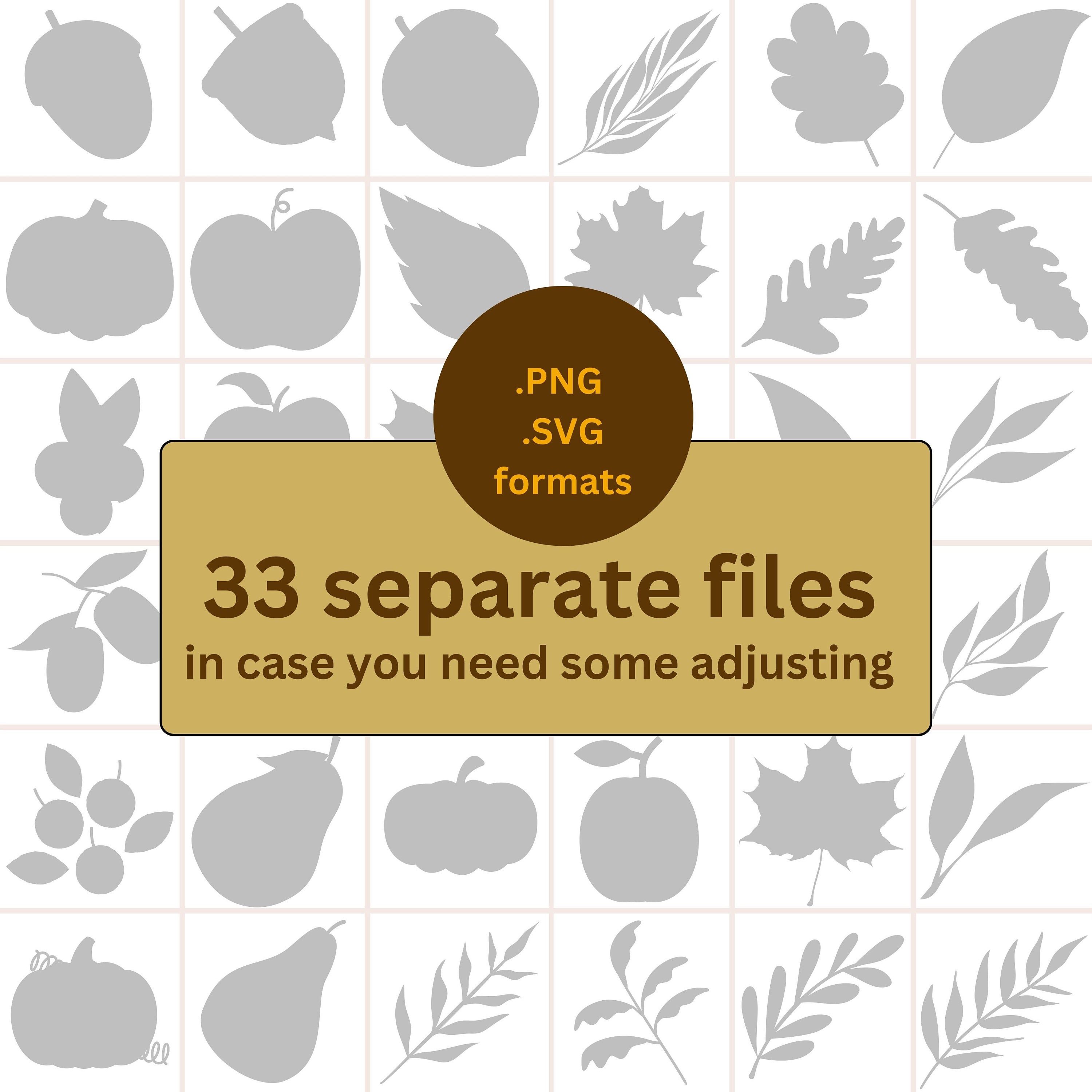 Autumn Templates, Fall Template Printable, Print and Cut Template ...