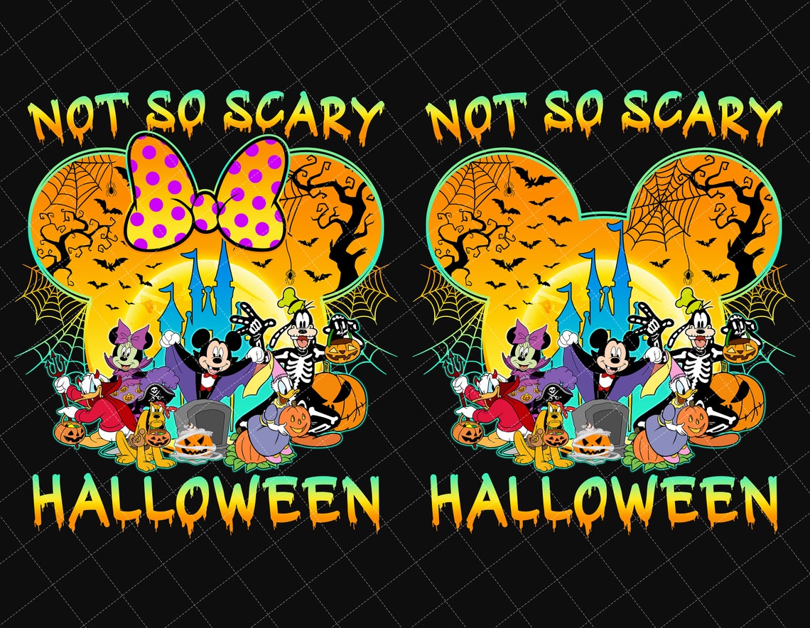 Bundle Not So Scary Halloween Png Trick Or Treat Png Spooky Etsy