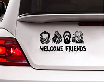 Horror Movie Friends Decal - Etsy