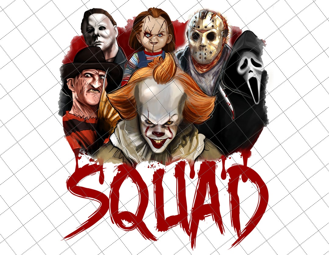 Horror Characters PNG Movie Killers Horror Movie PNG - Etsy