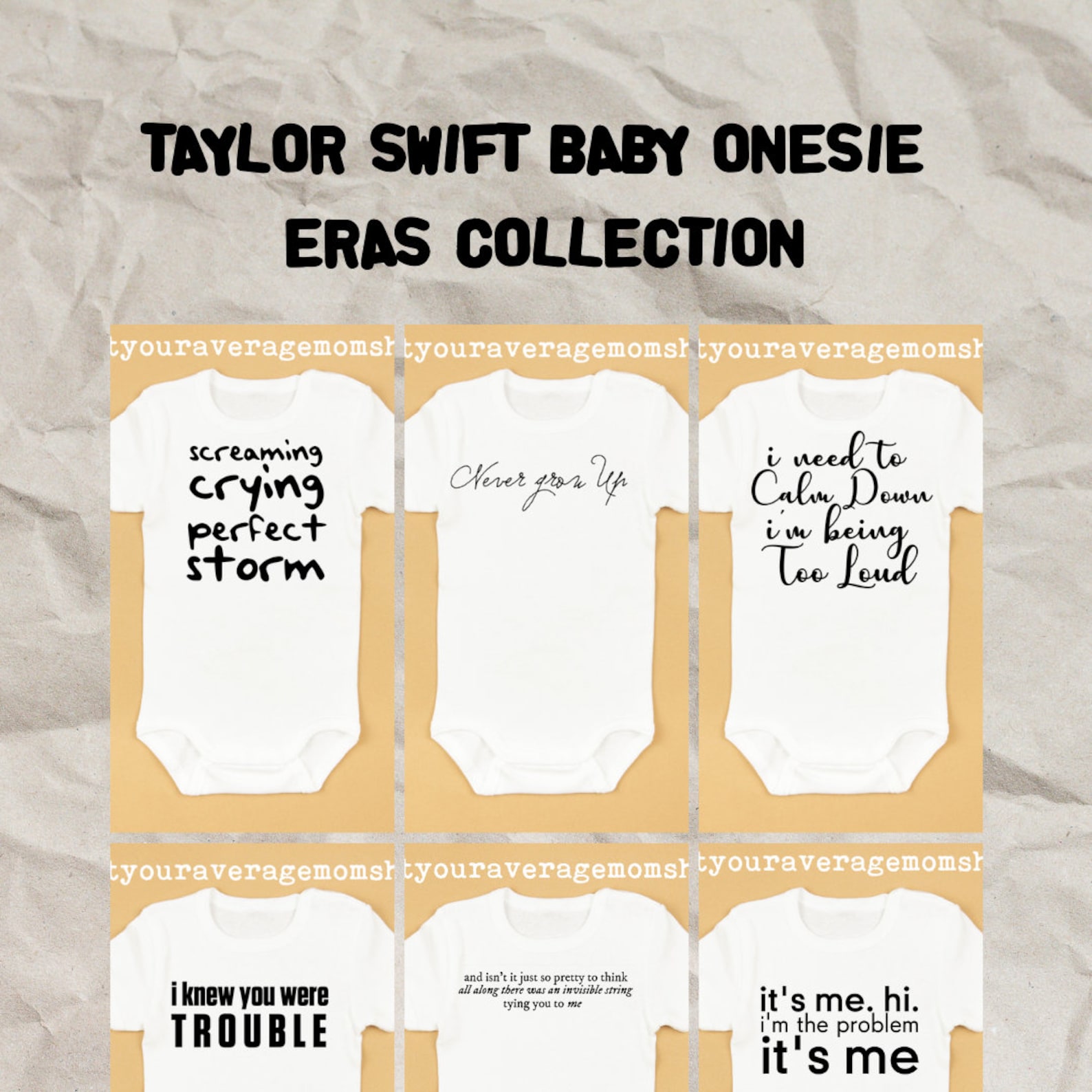 Taylor Swift Baby Onesie Collection - Etsy