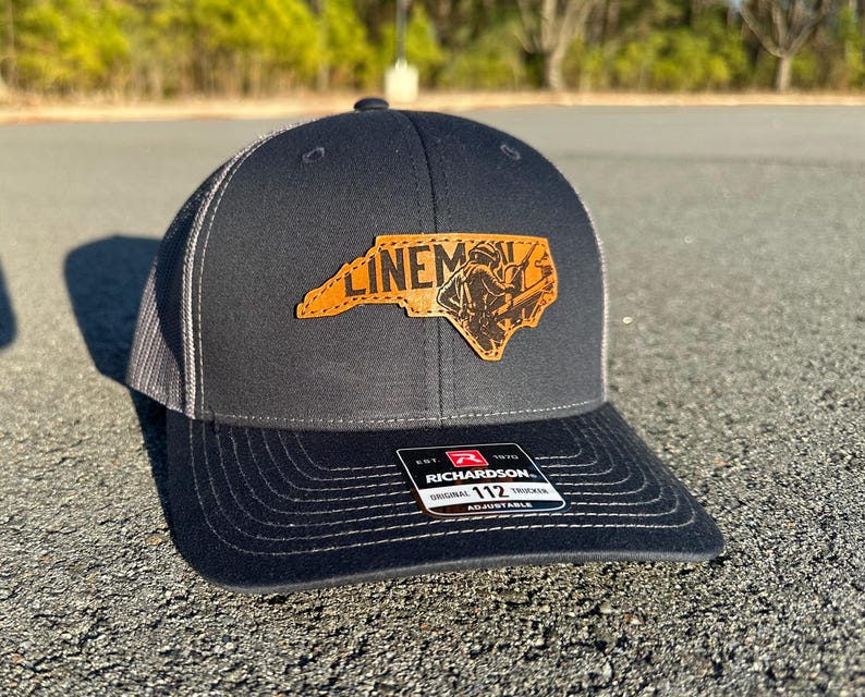 Richardson 112- Lineman, NC Lineman Hat, Lineman Design Hat, Hat for ...