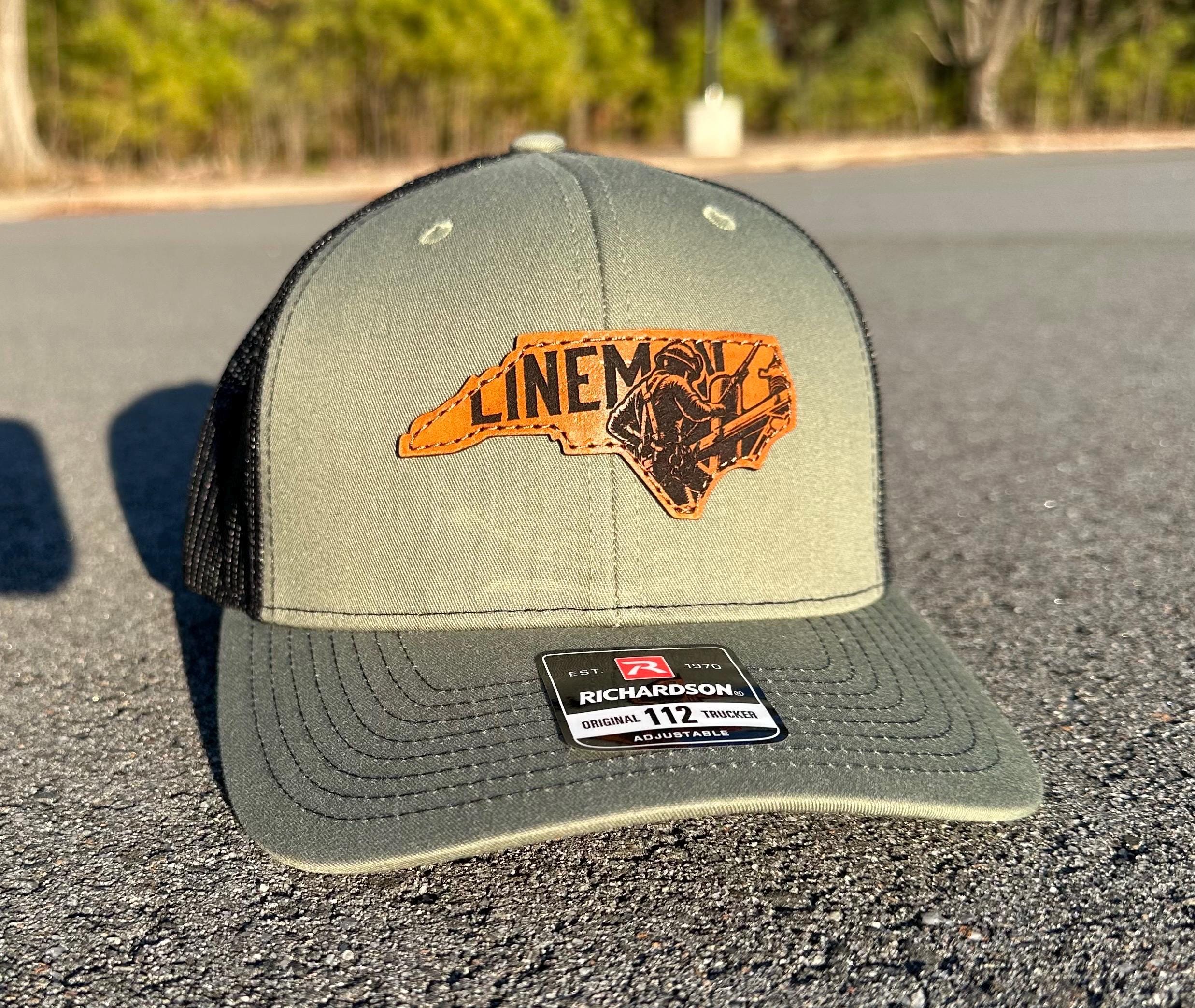 Richardson 112- Lineman, NC Lineman Hat, Lineman Design Hat, Hat for ...