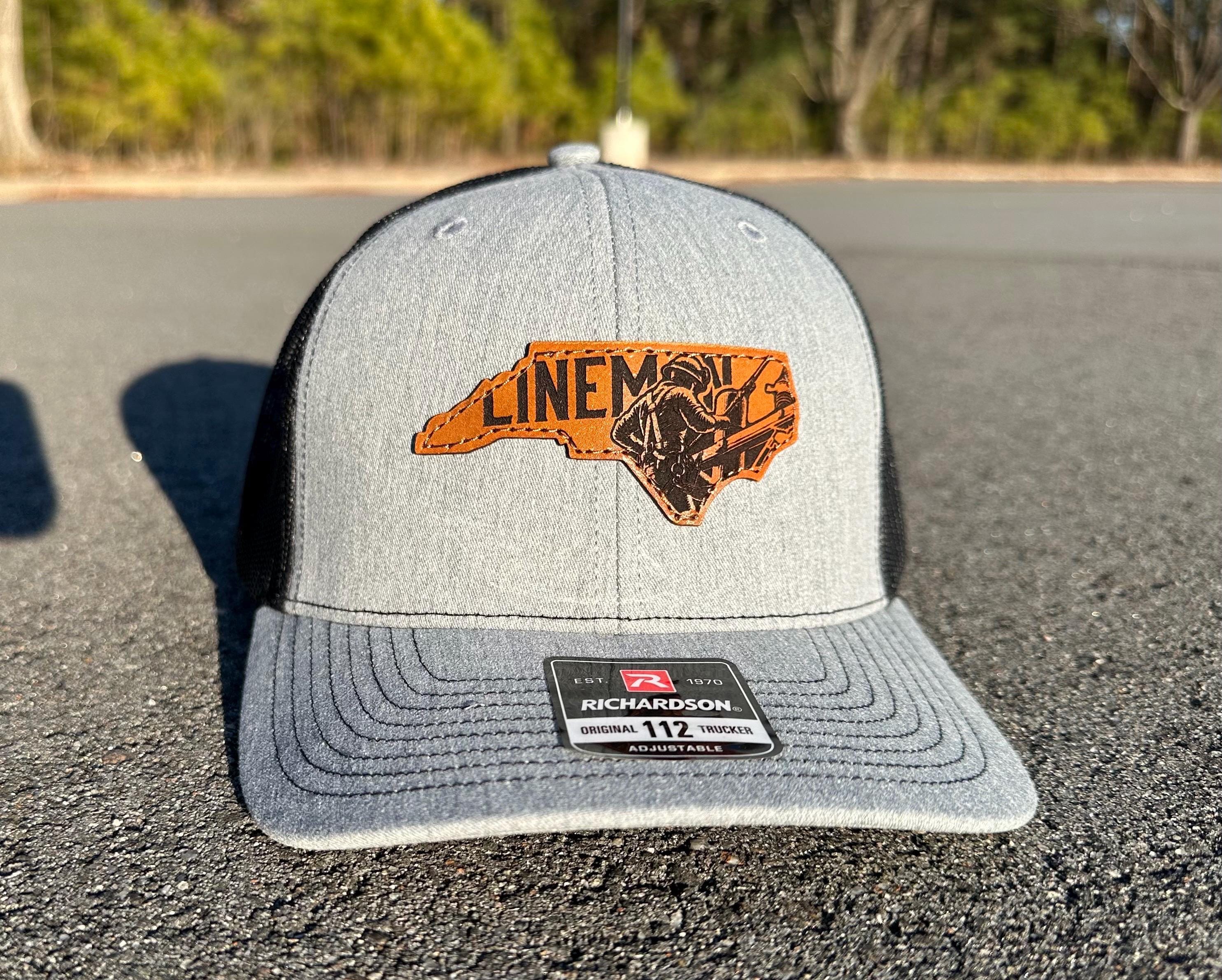 Richardson 112- Lineman, NC Lineman Hat, Lineman Design Hat, Hat for ...