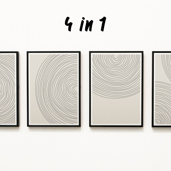 4 Piece Wall Art - Etsy