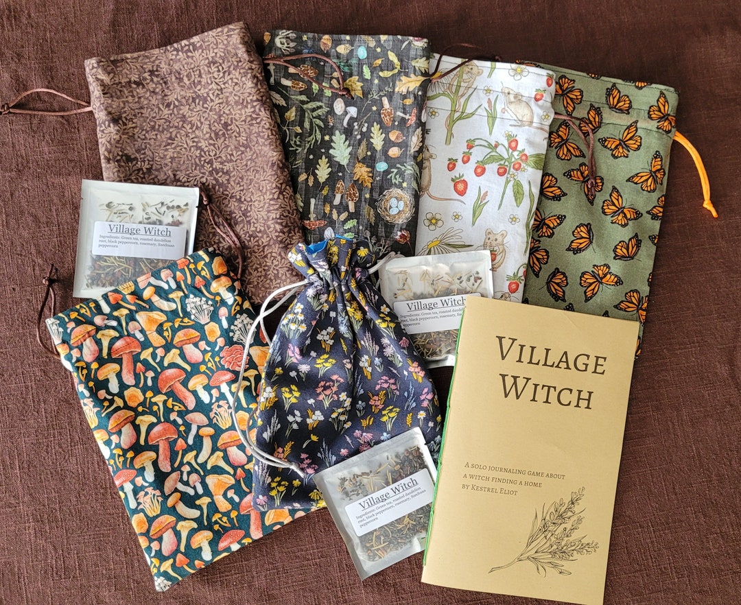 Village Witch Gift Set With Tea and Tarot Bag - Etsy
