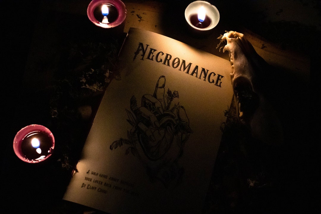 Necromance Solo Journaling Game Zine Handbound Paperback TTRPG - Etsy