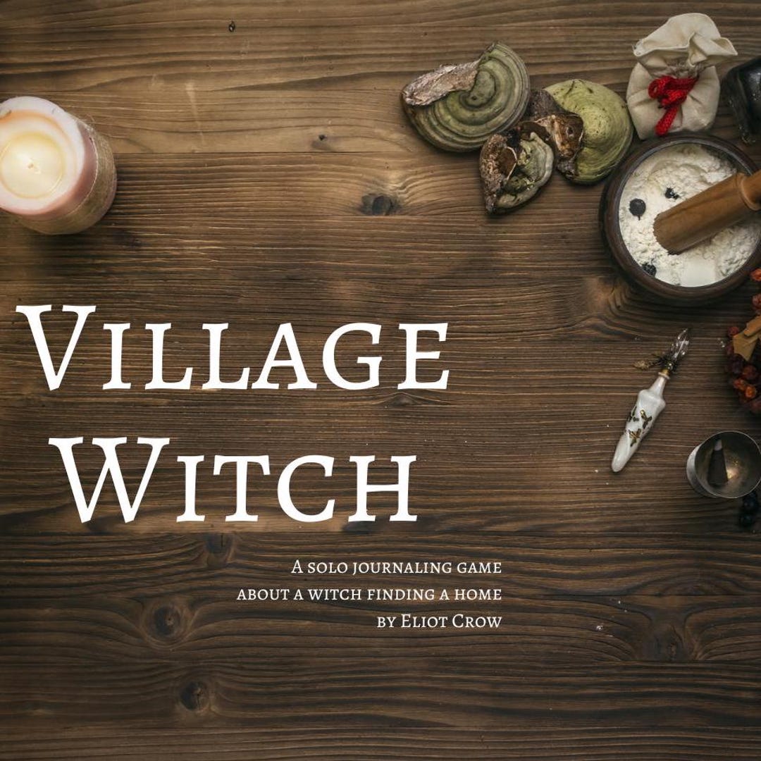 Village Witch Solo Journaling Game Digital Printable TTRPG - Etsy