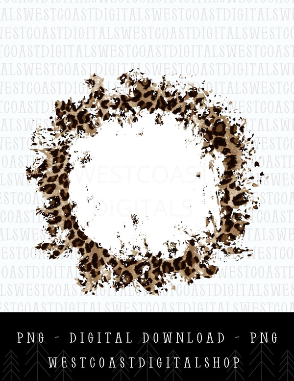Distressed Patches Leopard Sublimation Design READY to PRESS - Etsy