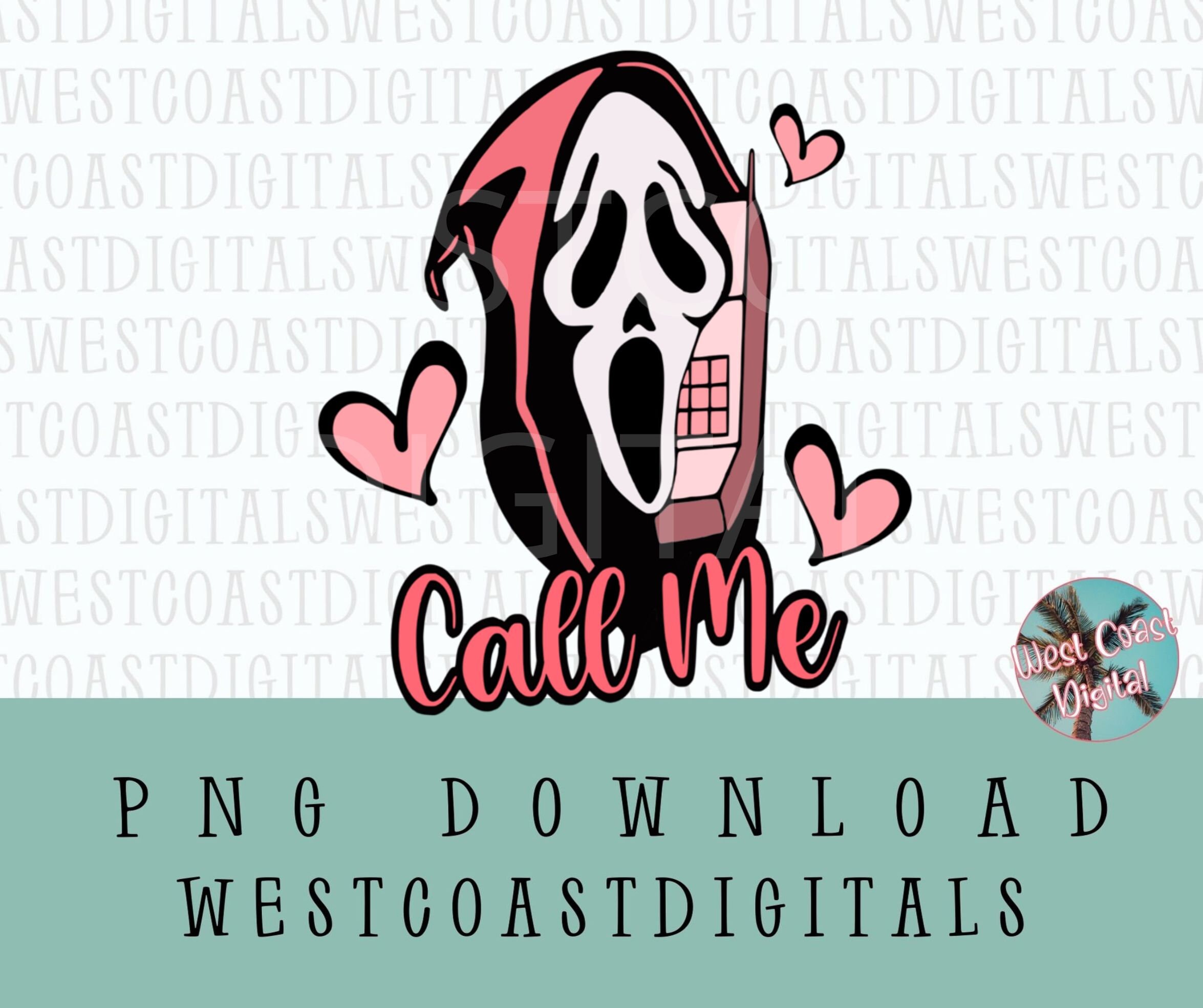 Scream Call Me PNG - Etsy