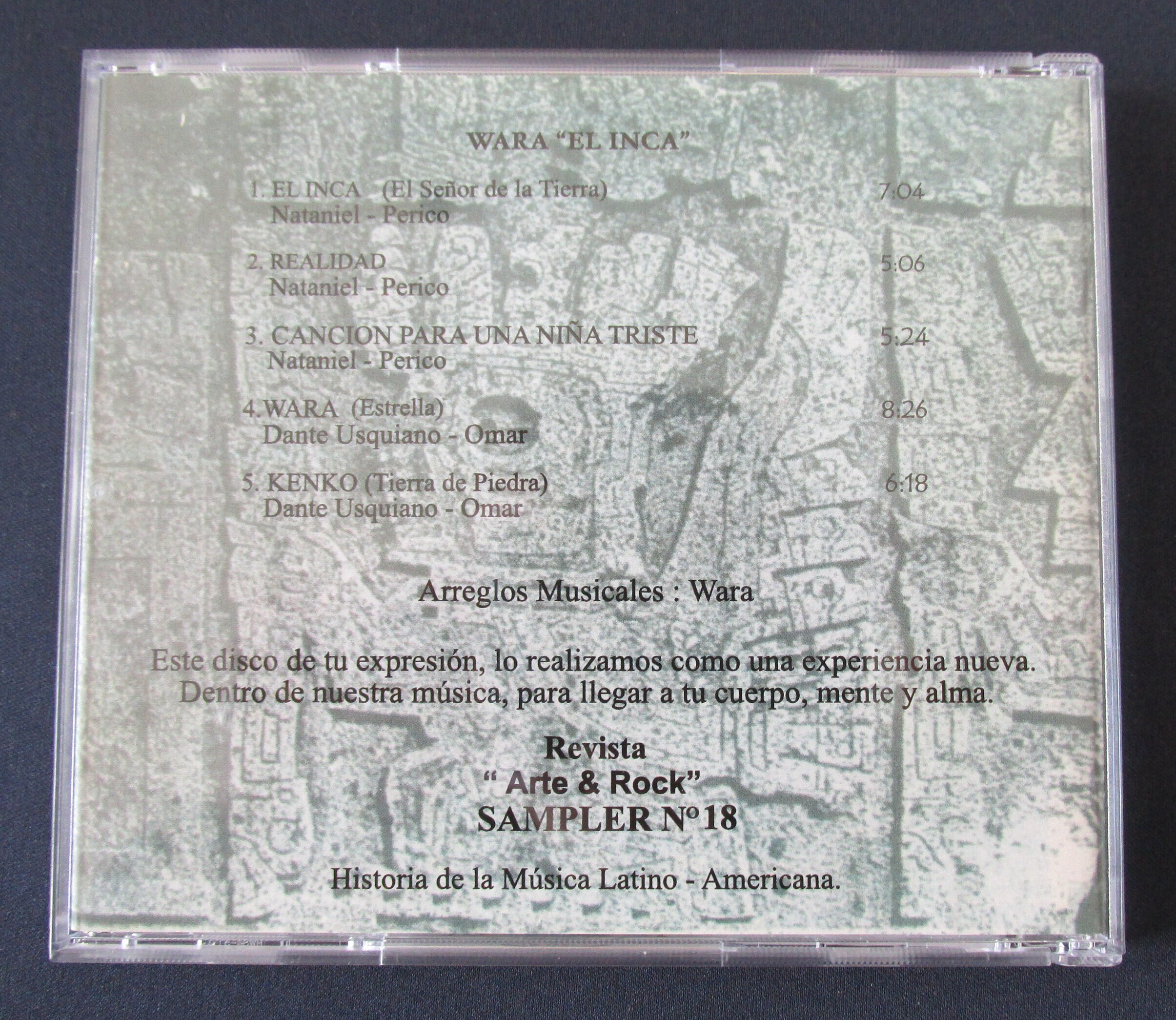 Wara El Inca CD Bolivian MASTERPIECE Musica Progresiva | Etsy