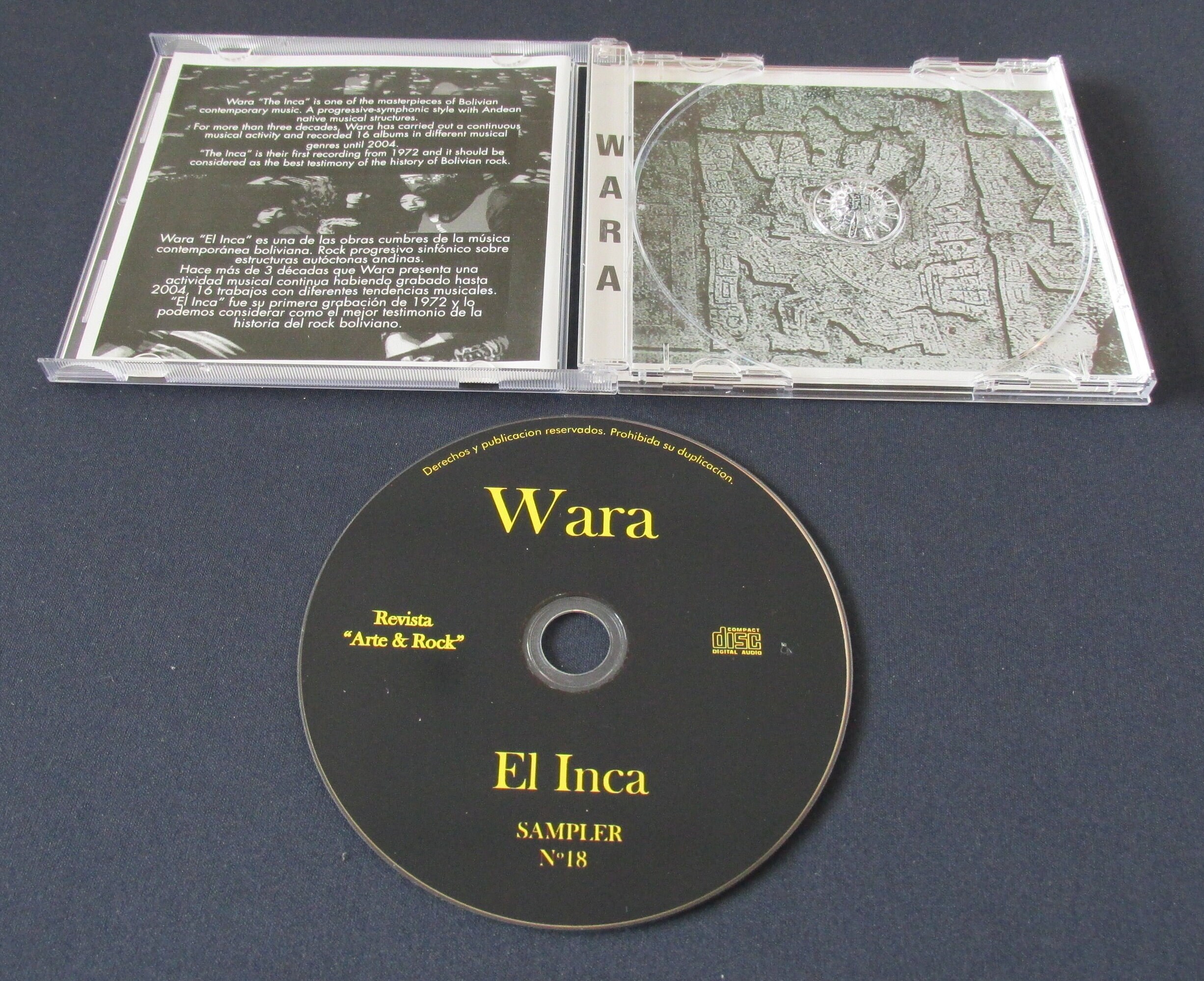Wara El Inca CD Bolivian MASTERPIECE Musica Progresiva - Etsy
