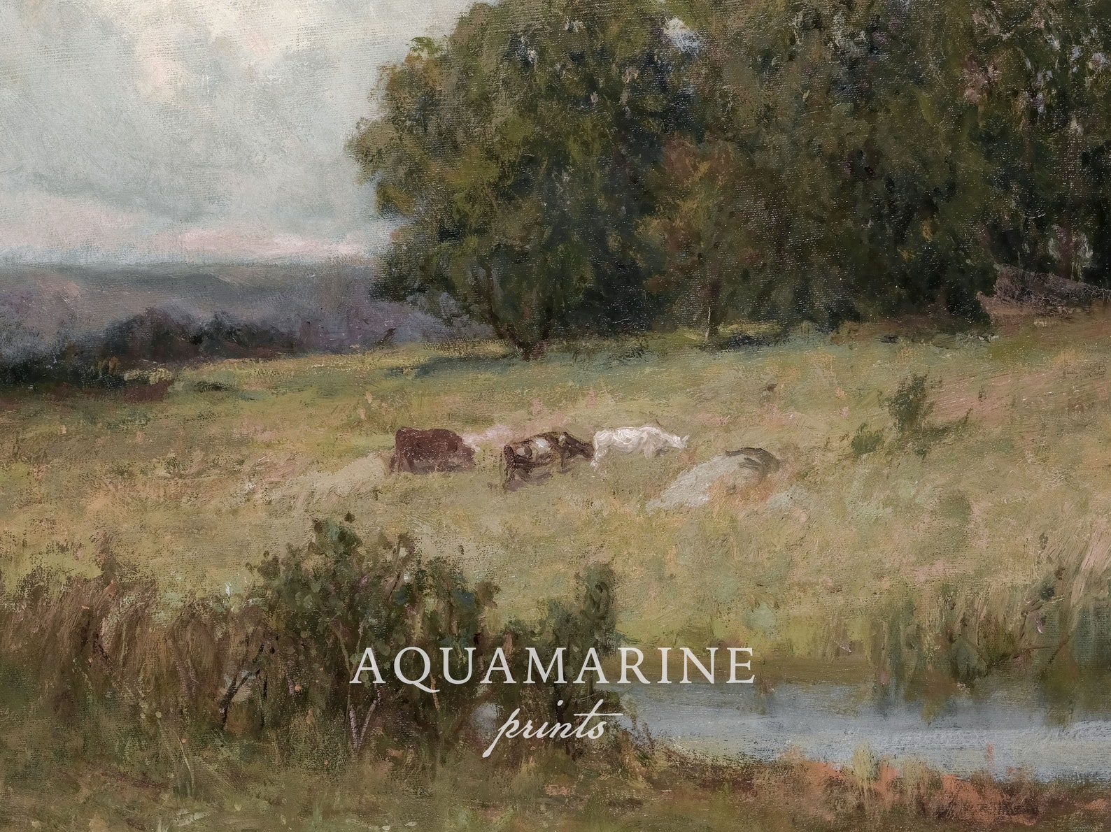 Country Wall Art Landscape Painting Farmhouse Wall Art - Etsy