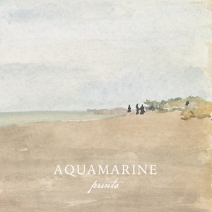 Coastal Wall Art, Muted Beach Painting, Beach House Wall Art, Neutral ...