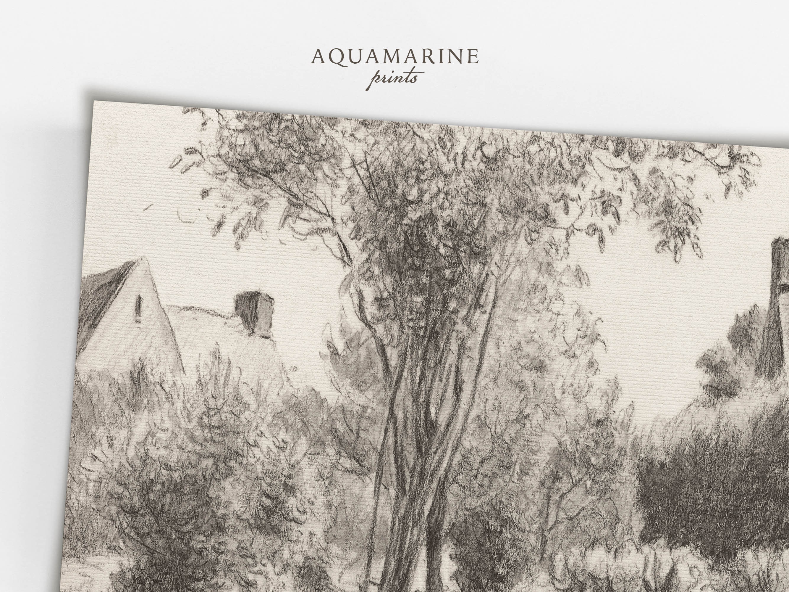 Spring Garden Wall Art Spring Landscape Wall Art Gardening - Etsy