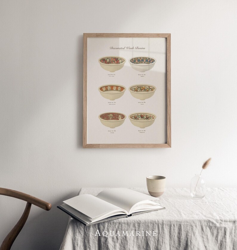 Vintage Kitchen Poster, Cottage & Farmhouse Wall Art, Bistro and Café ...