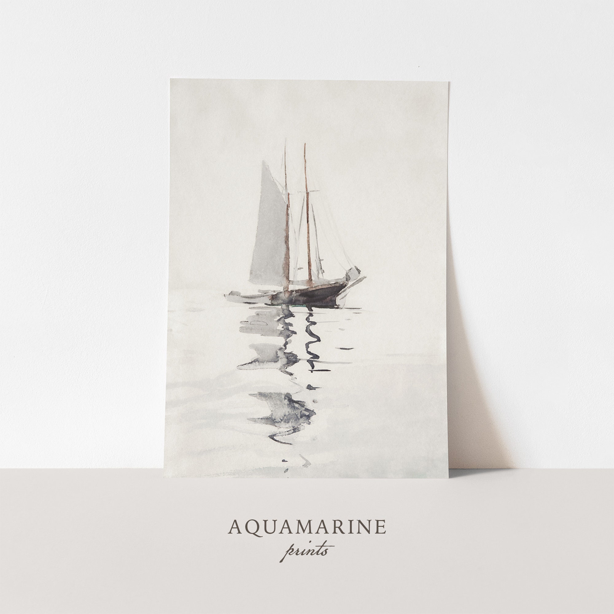 Art & Collectibles Digital Prints DIGITAL DOWNLOAD Sailboat Print ...
