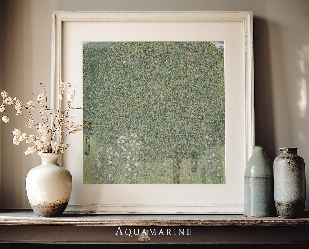 Square Wall Art, Landscape Square Print, Summer Painting, Summer Wall ...