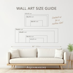 Beach Landscape Print, PRINT & SHIP, Horizontal Coastal Wall Art, Beach ...