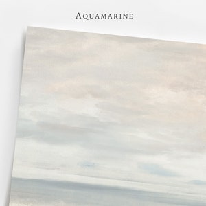 Muted Beach Landscape Print Set: Coastal Wall Art (digital Download ...