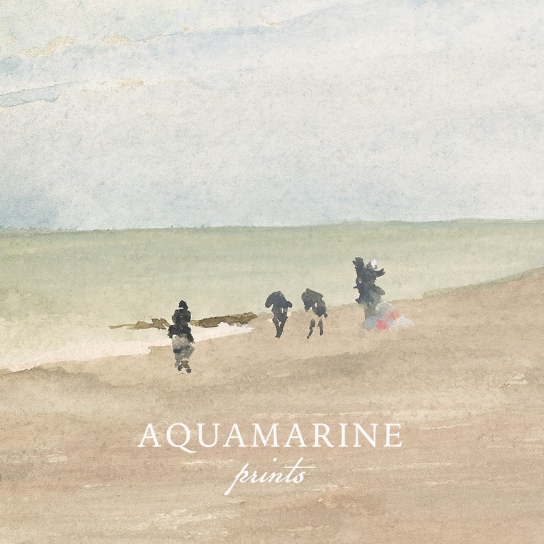 Coastal Wall Art, Muted Beach Painting, Beach House Wall Art, Neutral ...