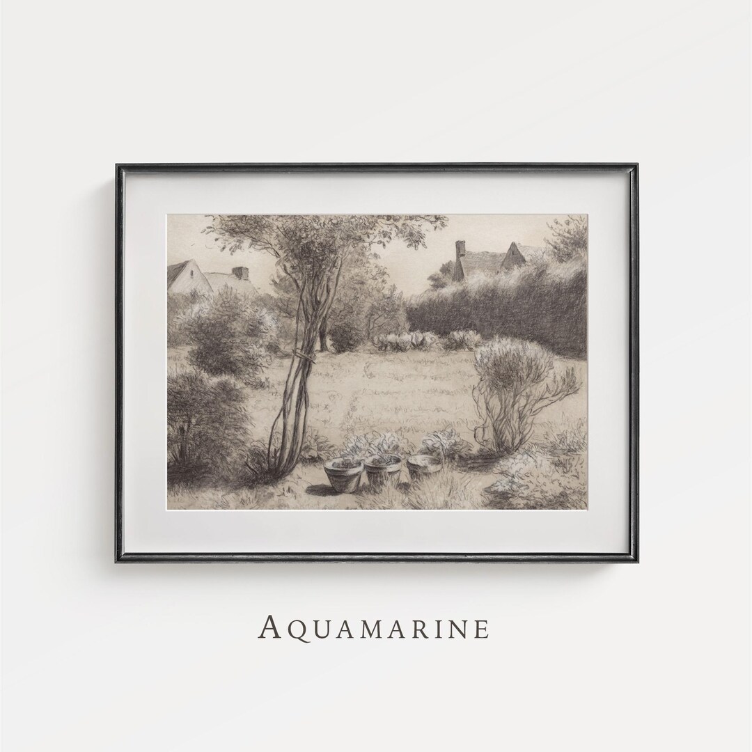 Spring Garden Wall Art, Spring Landscape Wall Art, Gardening Gift ...